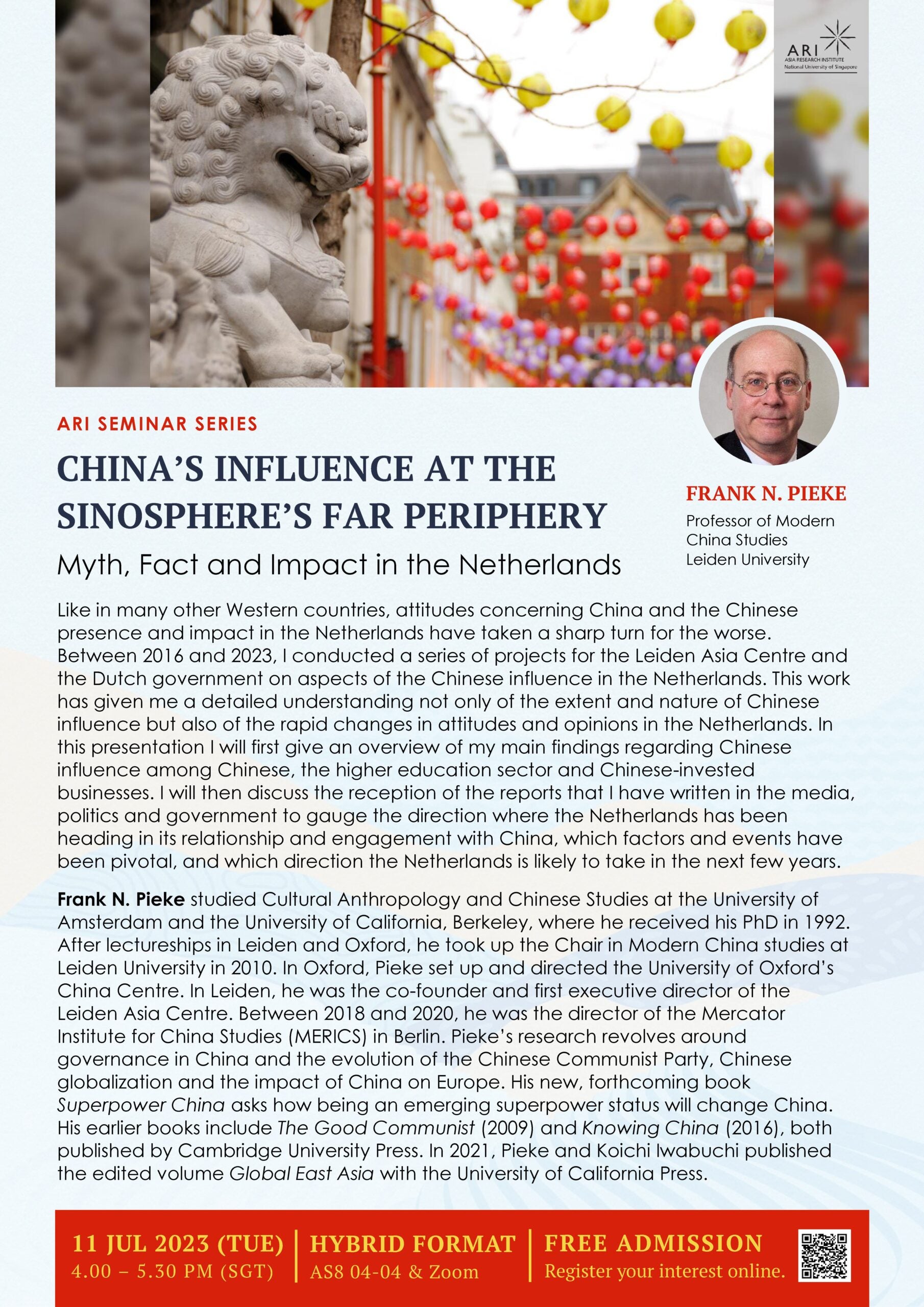 China’s Influence at the Sinosphere’s Far Periphery: Myth, Fact and Impact in the Netherlands by ...